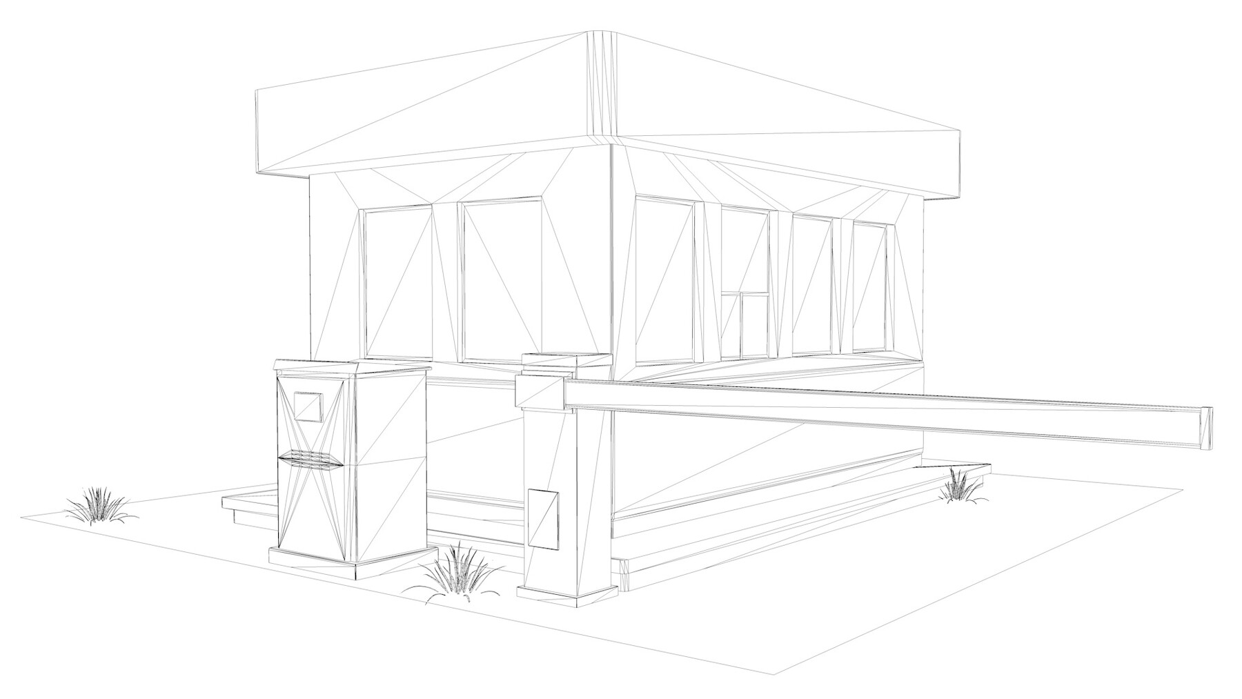 ArtStation - Security booth | Resources