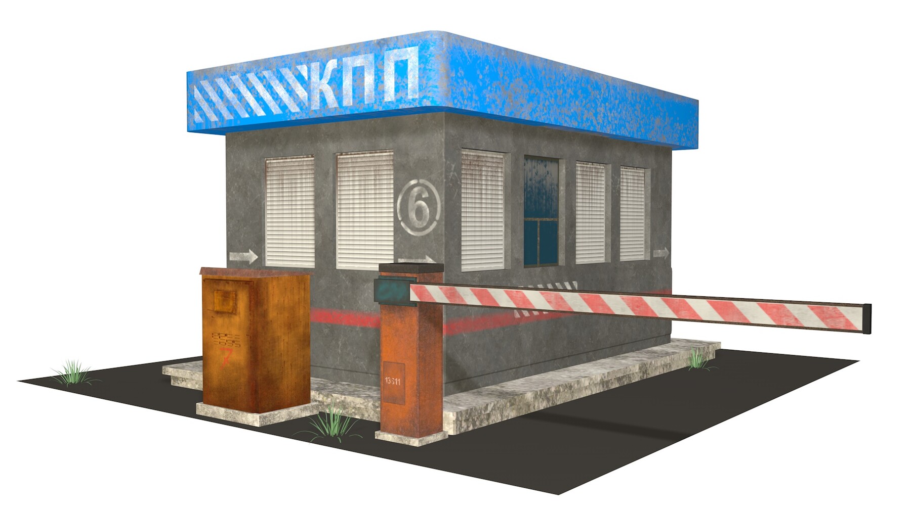ArtStation - Security booth | Resources