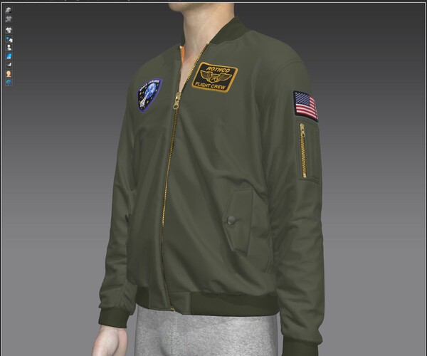 ArtStation - Flight Jacket, marvelous designer,clo3d | Resources