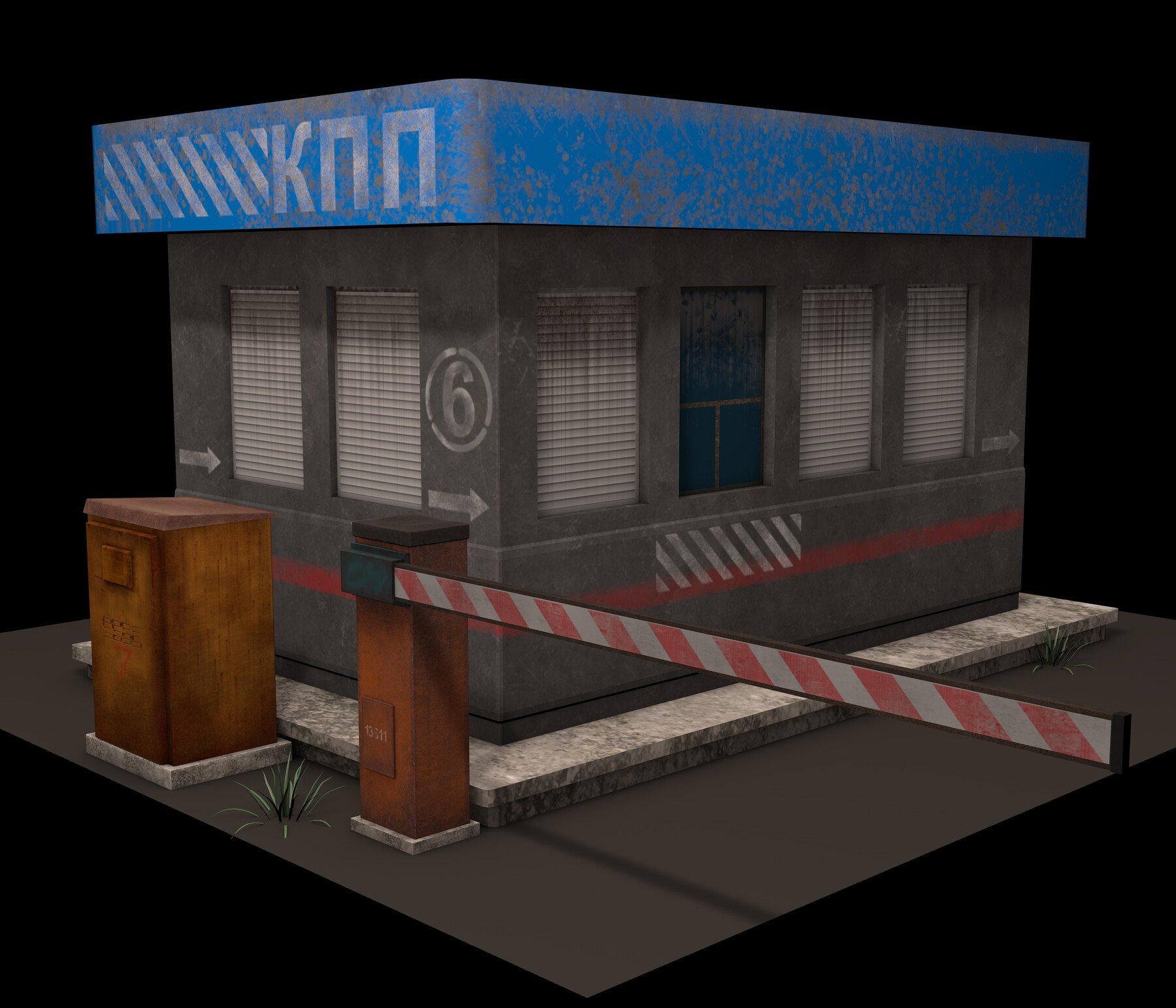 ArtStation - Security booth | Resources