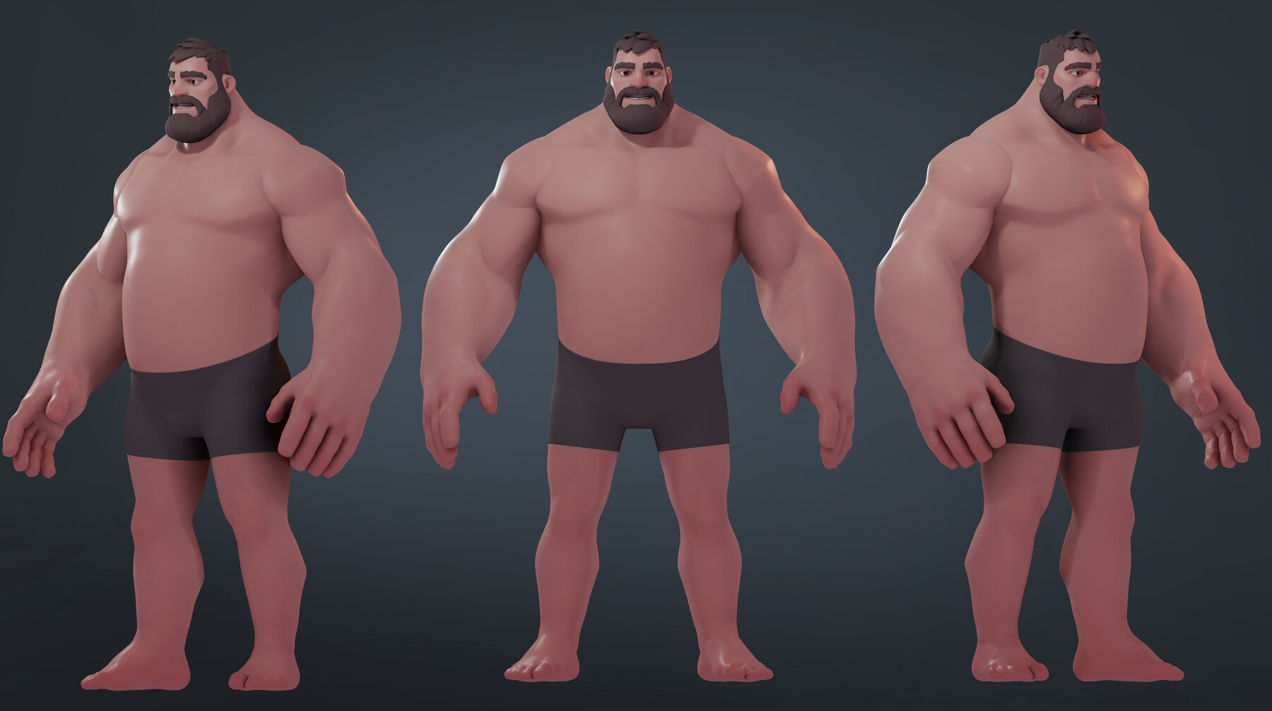 Alex Dema - STYLIZED Leonidas Fat Body for base ConceptART