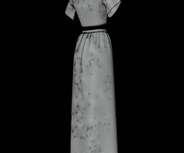 ArtStation - 3D Female clothing - 2piece outfit | Resources