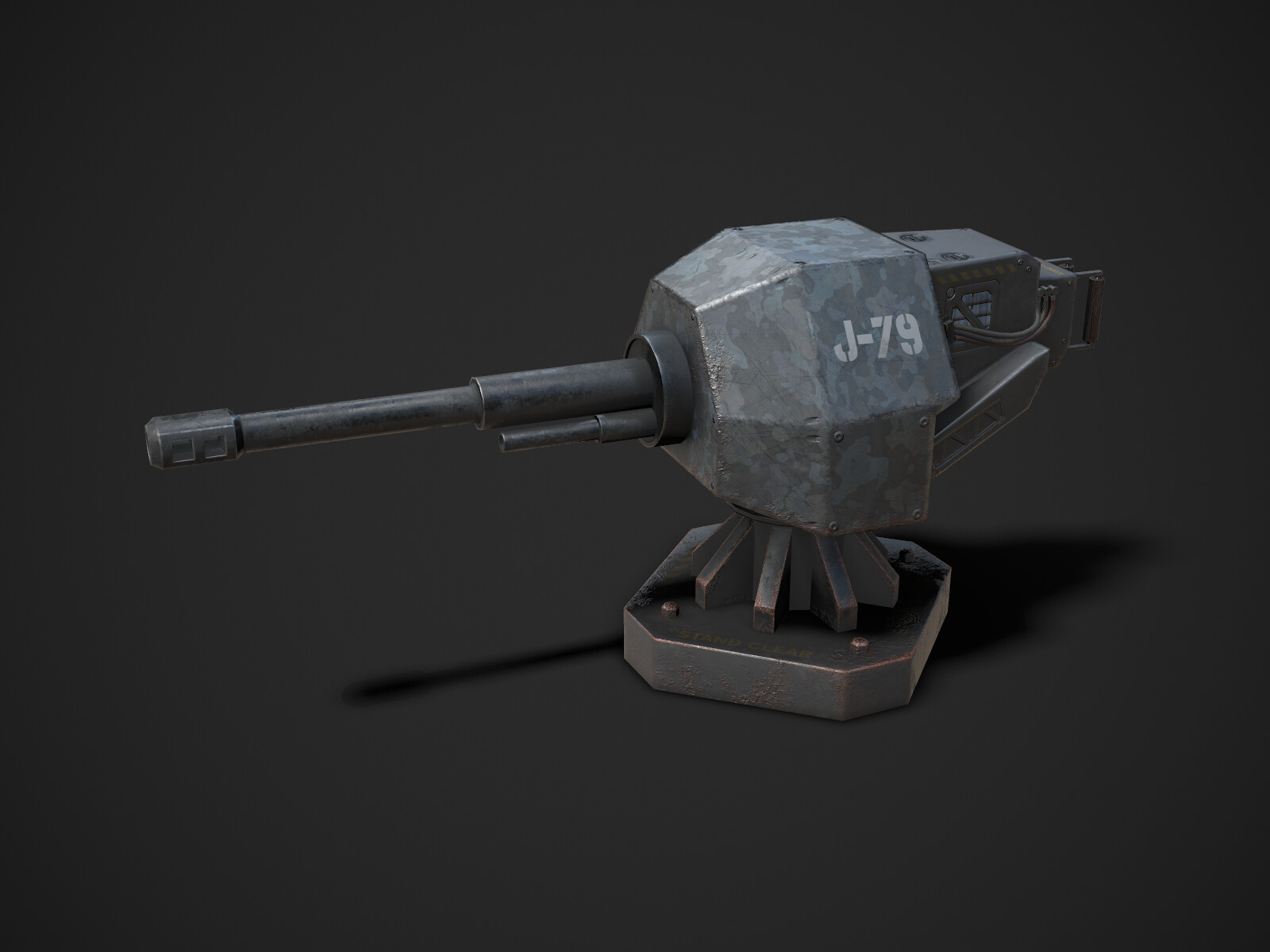 ArtStation - Turret Sentry Game Asset | Game Assets