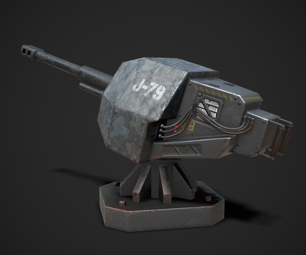 ArtStation - Turret Sentry Game Asset | Game Assets