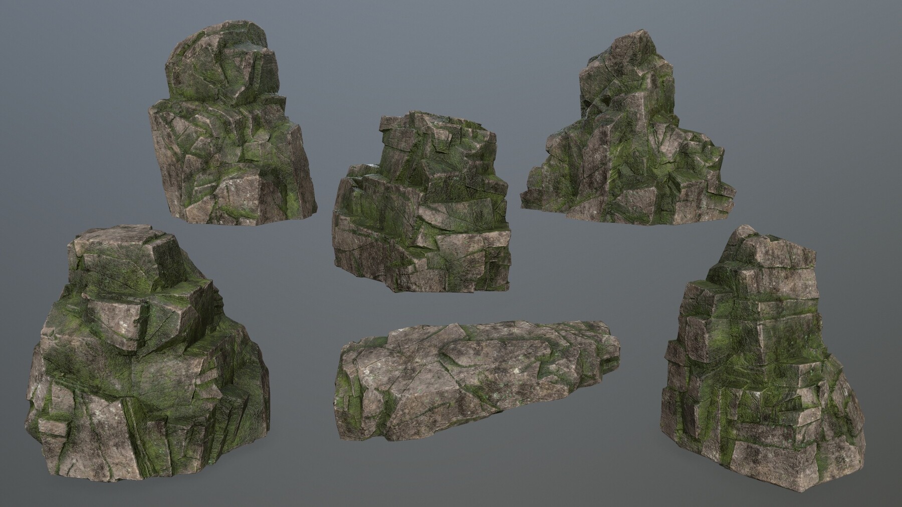 ArtStation - Rock Set | Game Assets