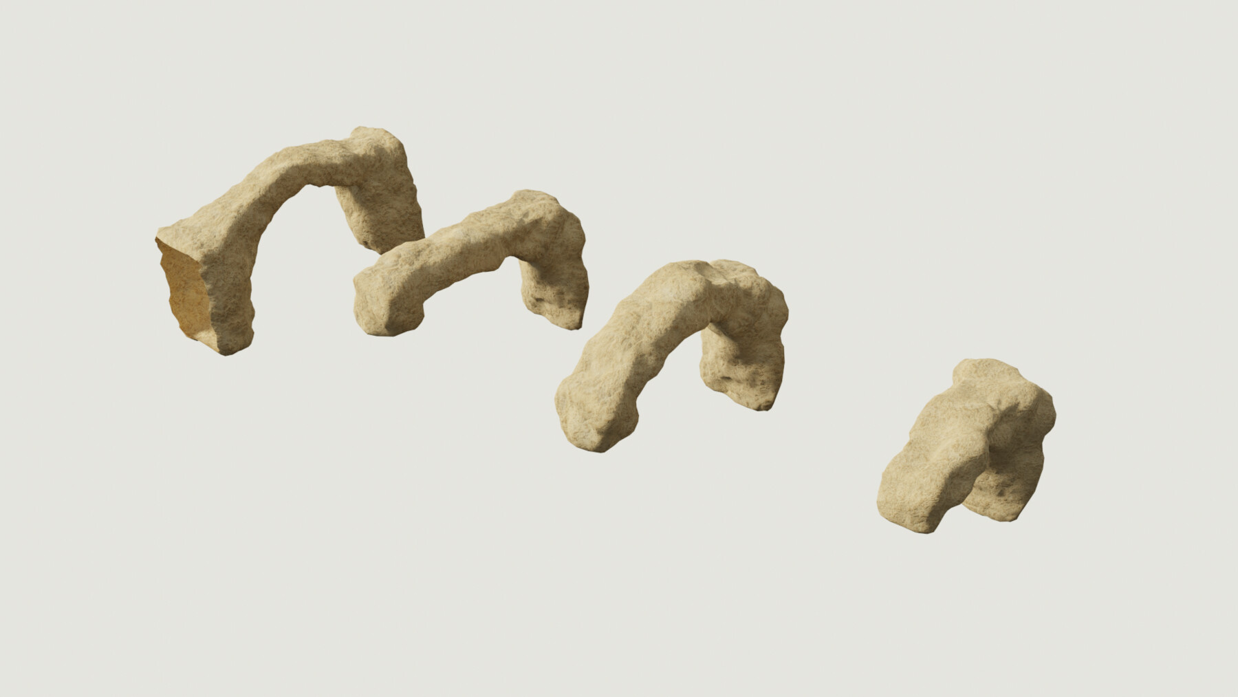 ArtStation - Environmental Cracked Rocks Vol.4 - Game Ready and PBR ...