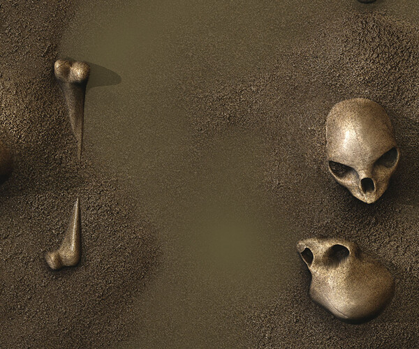 ArtStation - Skulls & Bones Textures | Game Assets