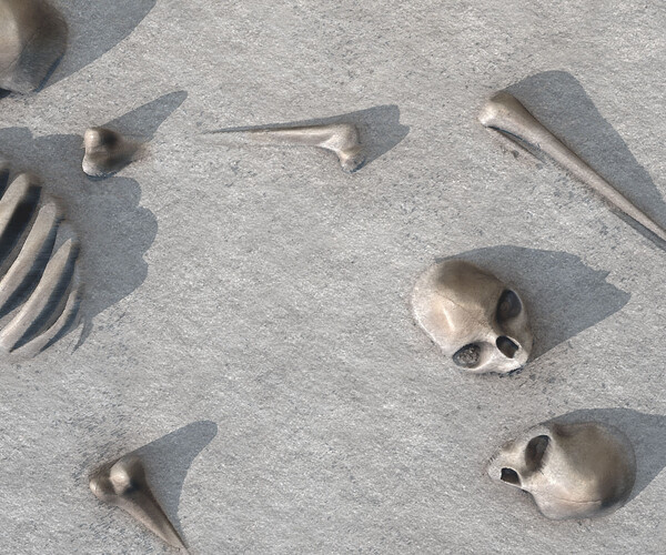 ArtStation - Skulls & Bones Textures | Game Assets