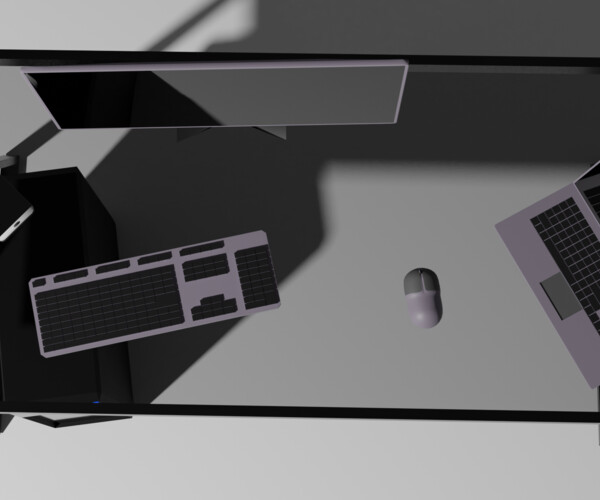 ArtStation - Set of Devices for work Low-poly | Game Assets