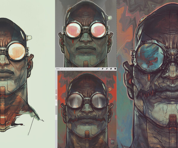 ArtStation - (Mini) Tutorial: The Creation (Illustration Process ...