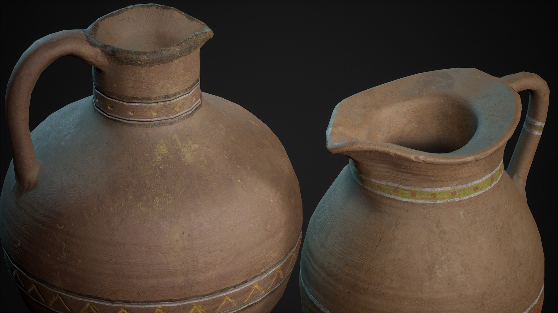 ArtStation - Medieval Jugs | Game Assets