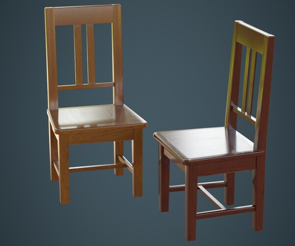 ArtStation - Kitchen Chair 4A | Game Assets