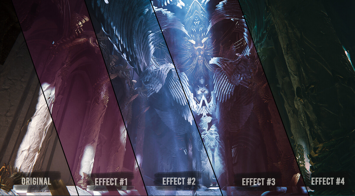 ArtStation - 50 Cyberpunk Unity LUTs Pack | Game Assets