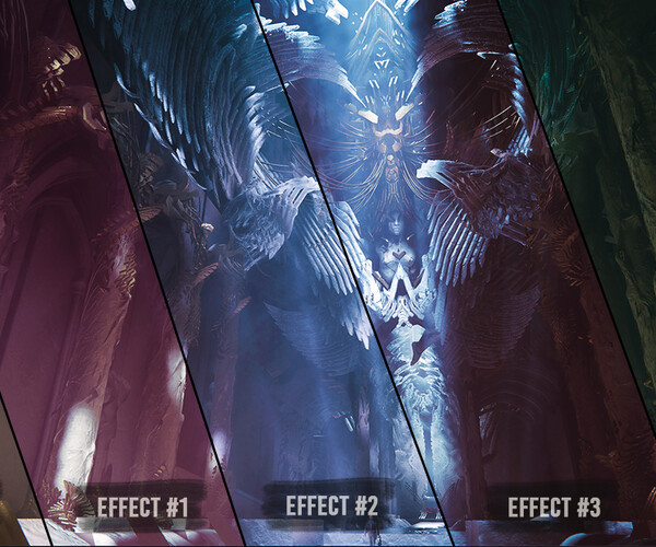 ArtStation - 50 Cyberpunk Unity LUTs Pack | Game Assets