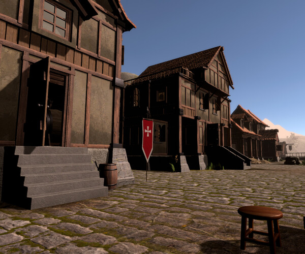 ArtStation - Modular Medieval Town | Game Assets
