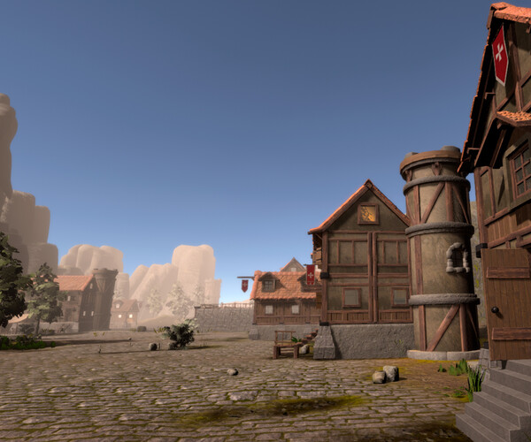 ArtStation - Modular Medieval Town | Game Assets