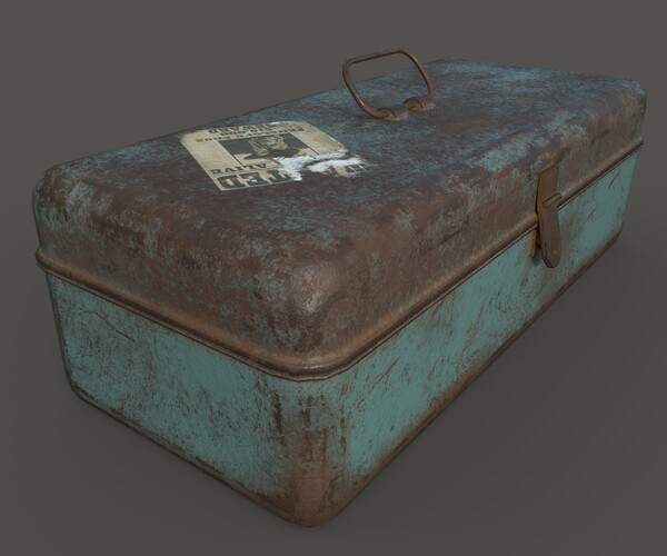 ArtStation - Metal Tool Box Game Ready | Game Assets