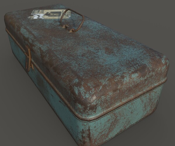 ArtStation - Metal Tool Box Game Ready | Game Assets
