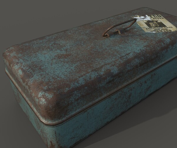 ArtStation - Metal Tool Box Game Ready | Game Assets