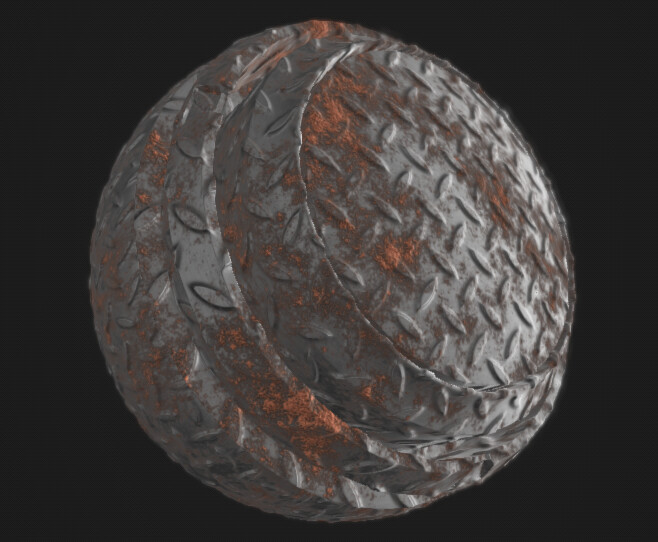 ArtStation - Rusty Metal | Game Assets