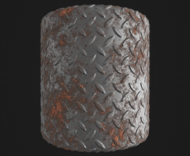 ArtStation - Rusty Metal | Game Assets