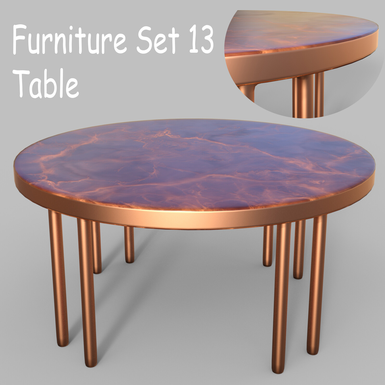 ArtStation - Furniture Set 13 for DAZ Studio | Resources