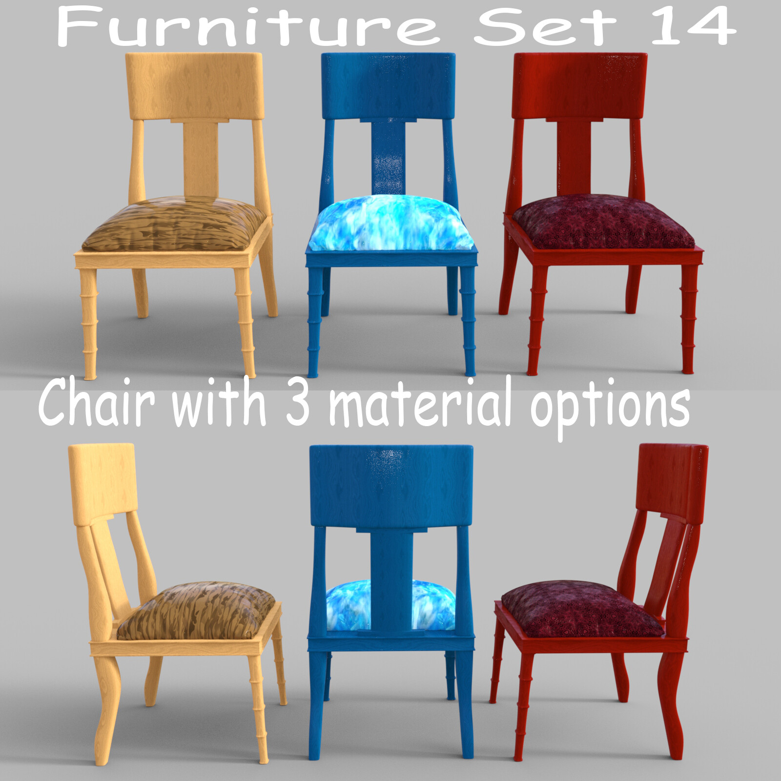 ArtStation - Furniture Set 14 for DAZ Studio | Resources