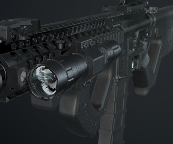 ArtStation - M4A1 Custom-02 Modular | Game Assets