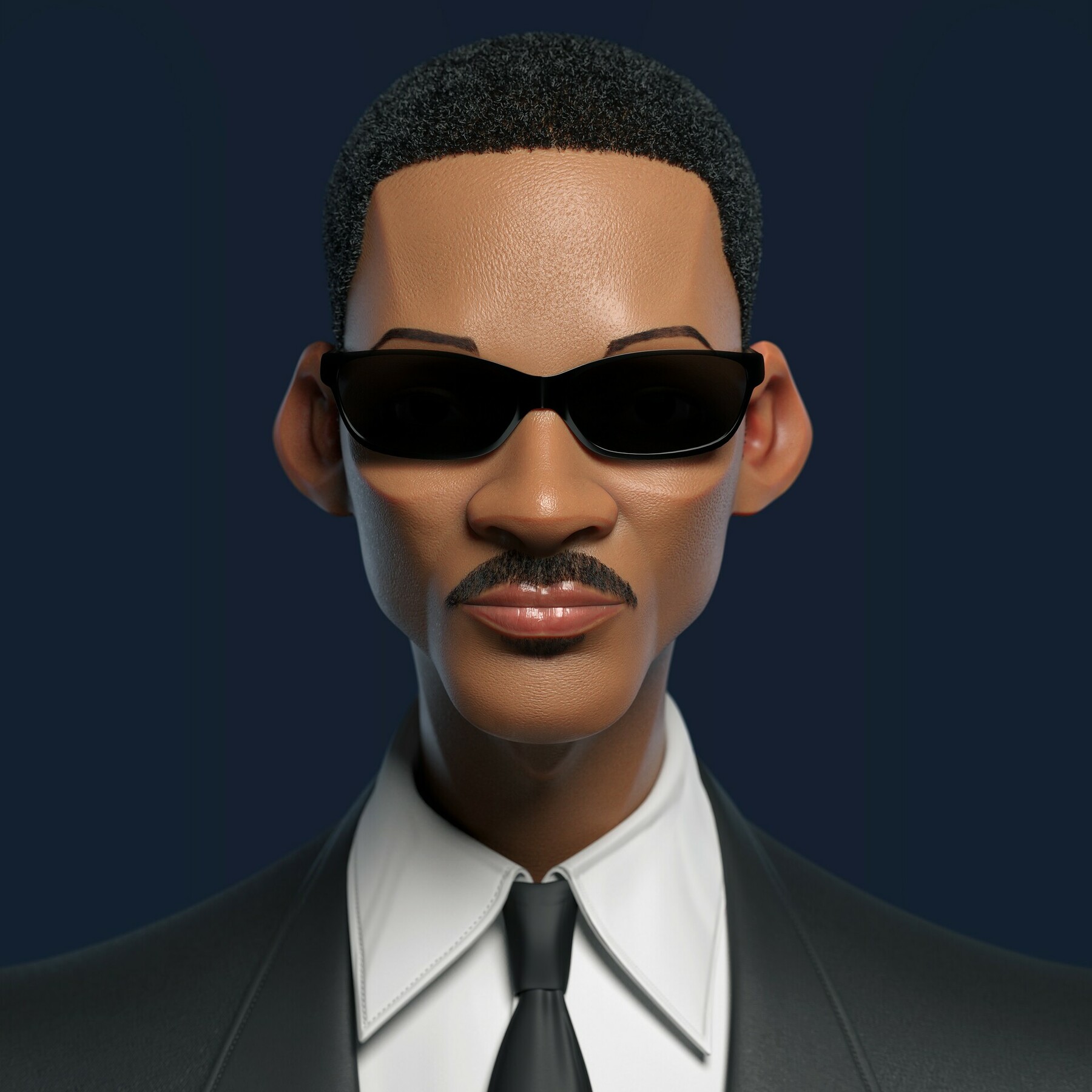 ArtStation - Will smith stylized 3D Model | Blender | OBJ 3D model ...