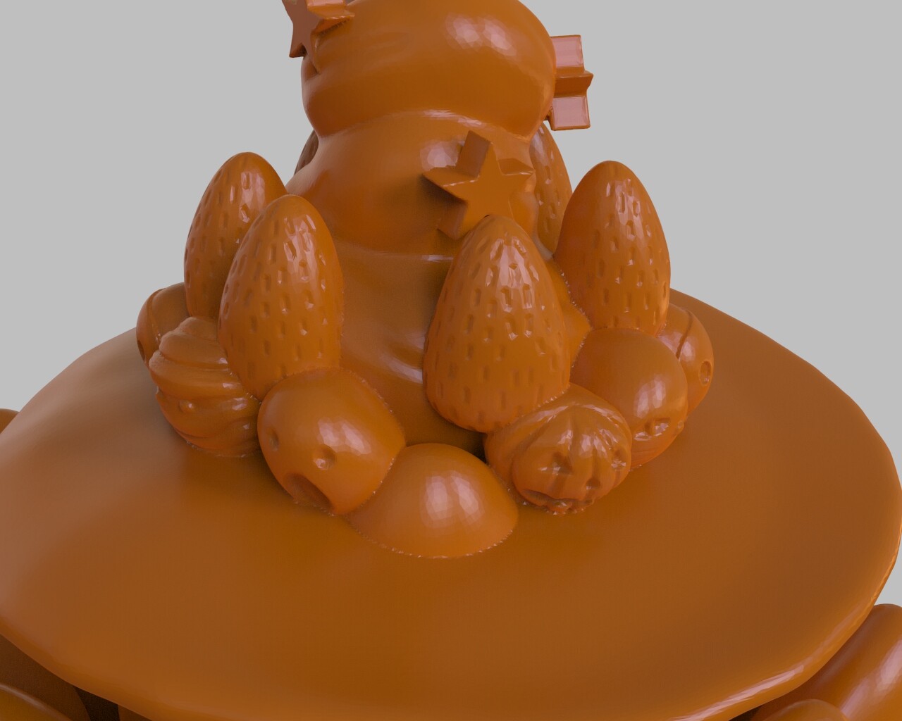 ArtStation - Choco Cream Cat Tart and ZBrush Timelapse | Resources