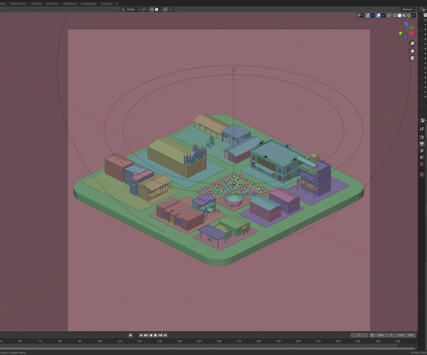 ArtStation - City low-poly - 13 different buildings | Game Assets