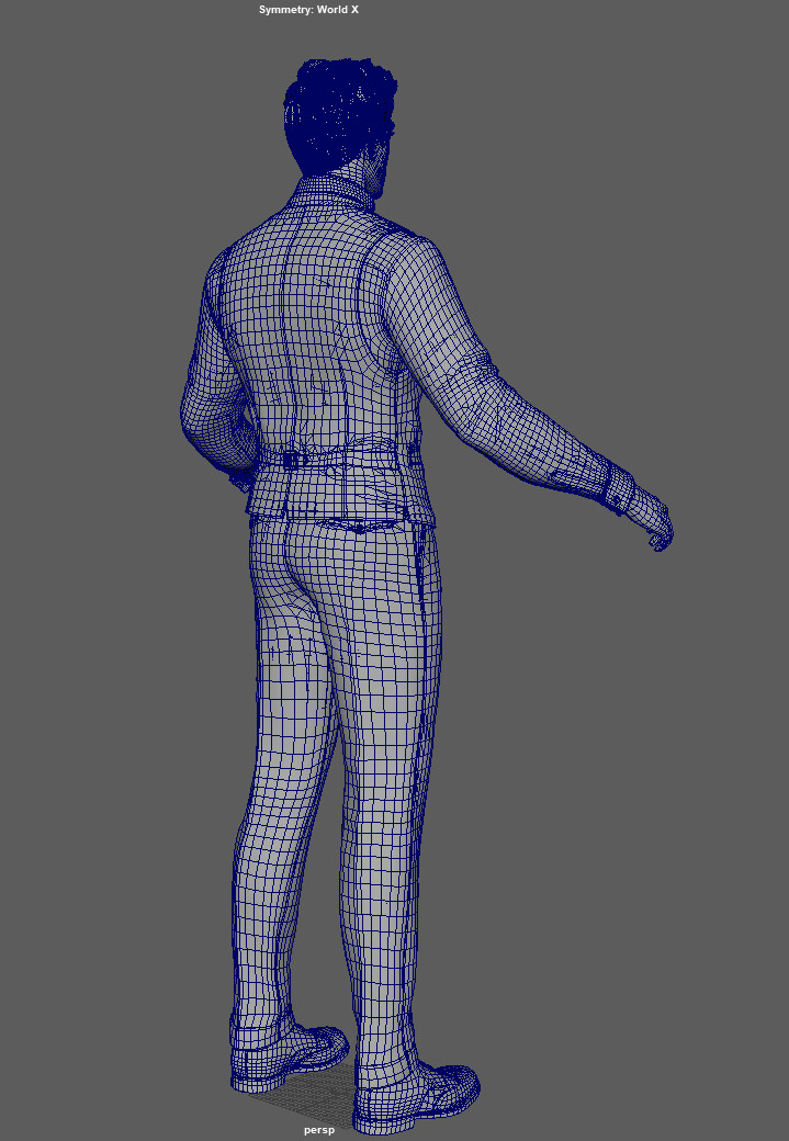 ArtStation - Man's working Suit Game Assets business man officer men ...
