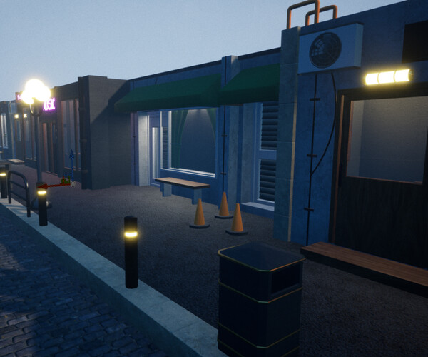 ArtStation - Stores Vol 1 For Unreal Engine | Game Assets