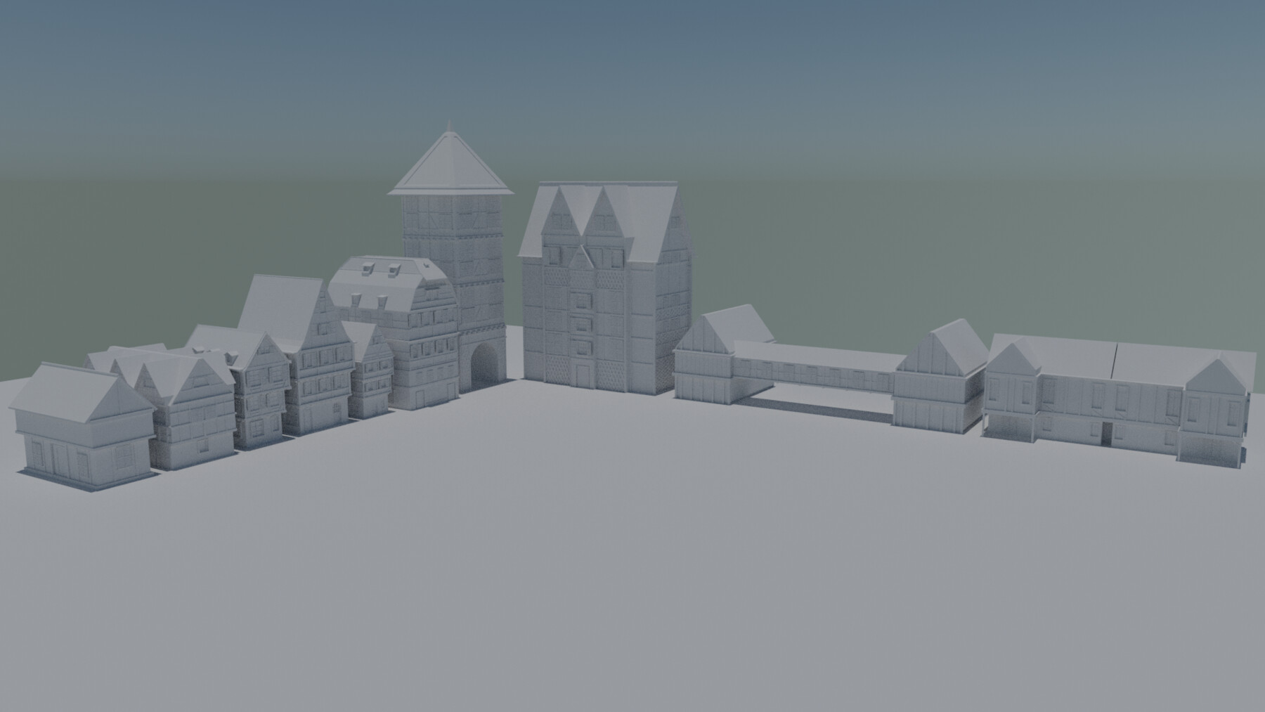 ArtStation - Village Building Asset Pack 1 | Game Assets