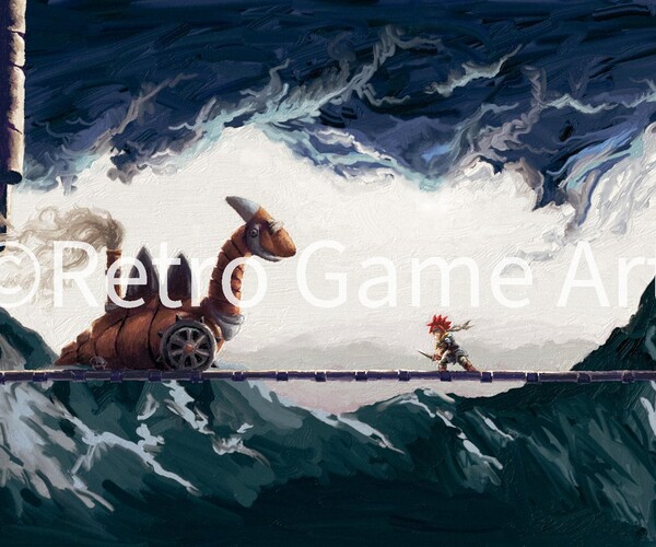 ArtStation - Chrono Trigger Dragon Tank | Artworks