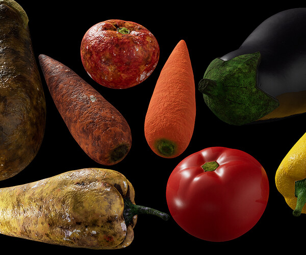 ArtStation - Food Props: Vol.2 | Game Assets