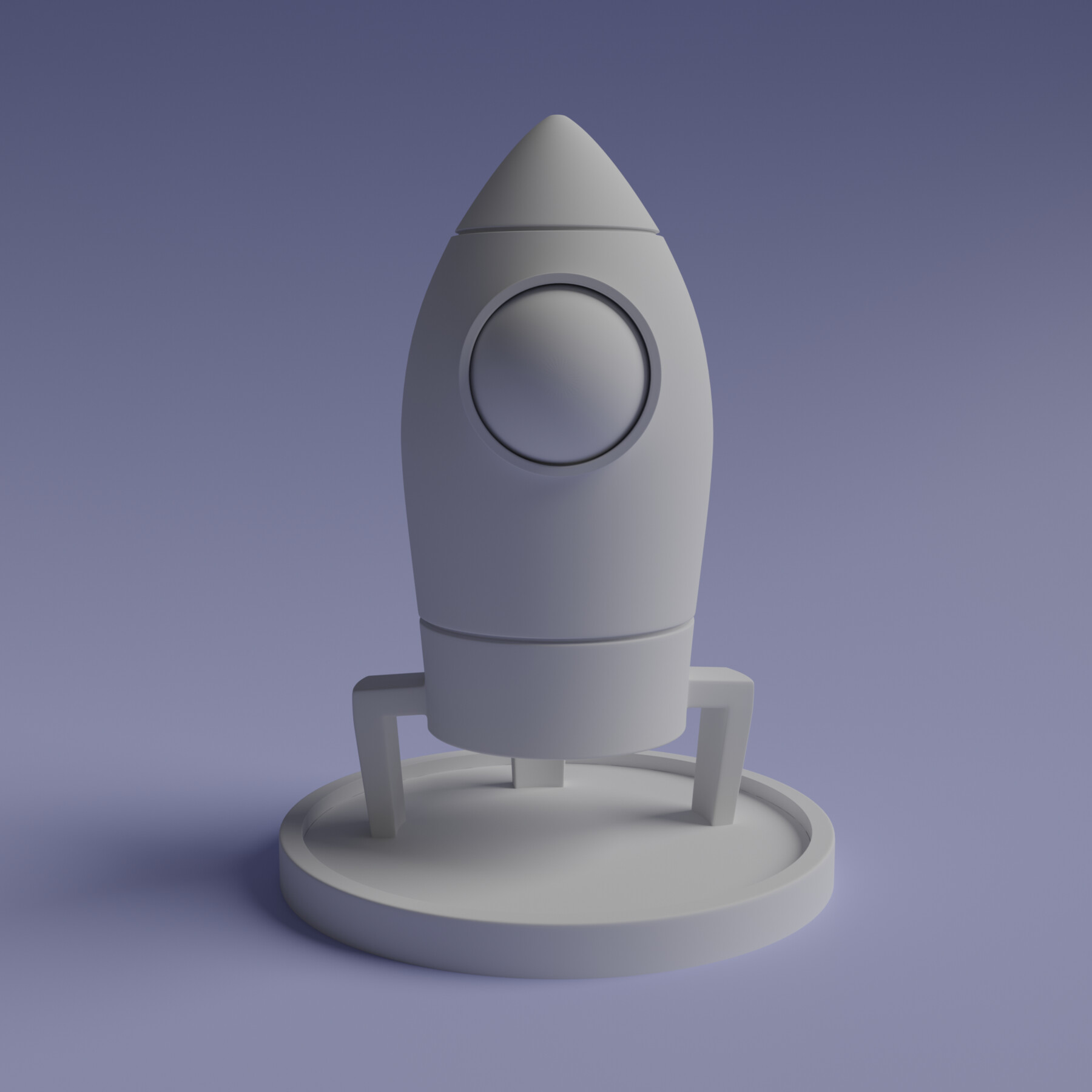 ArtStation - Creating a Cute ROCKET in Blender | Tutorials
