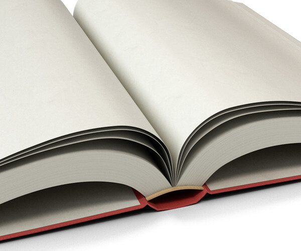 ArtStation - Empty open book | Resources