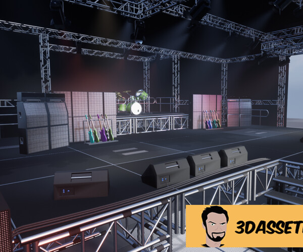 ArtStation - Stage Vol 1 For Unreal Engine | Game Assets