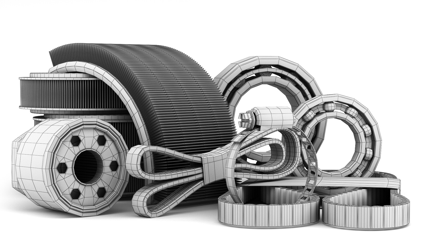 ArtStation - Car parts set | Game Assets