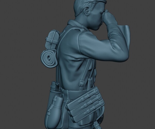 ArtStation - German soldier ww2 Crying G6 | Resources