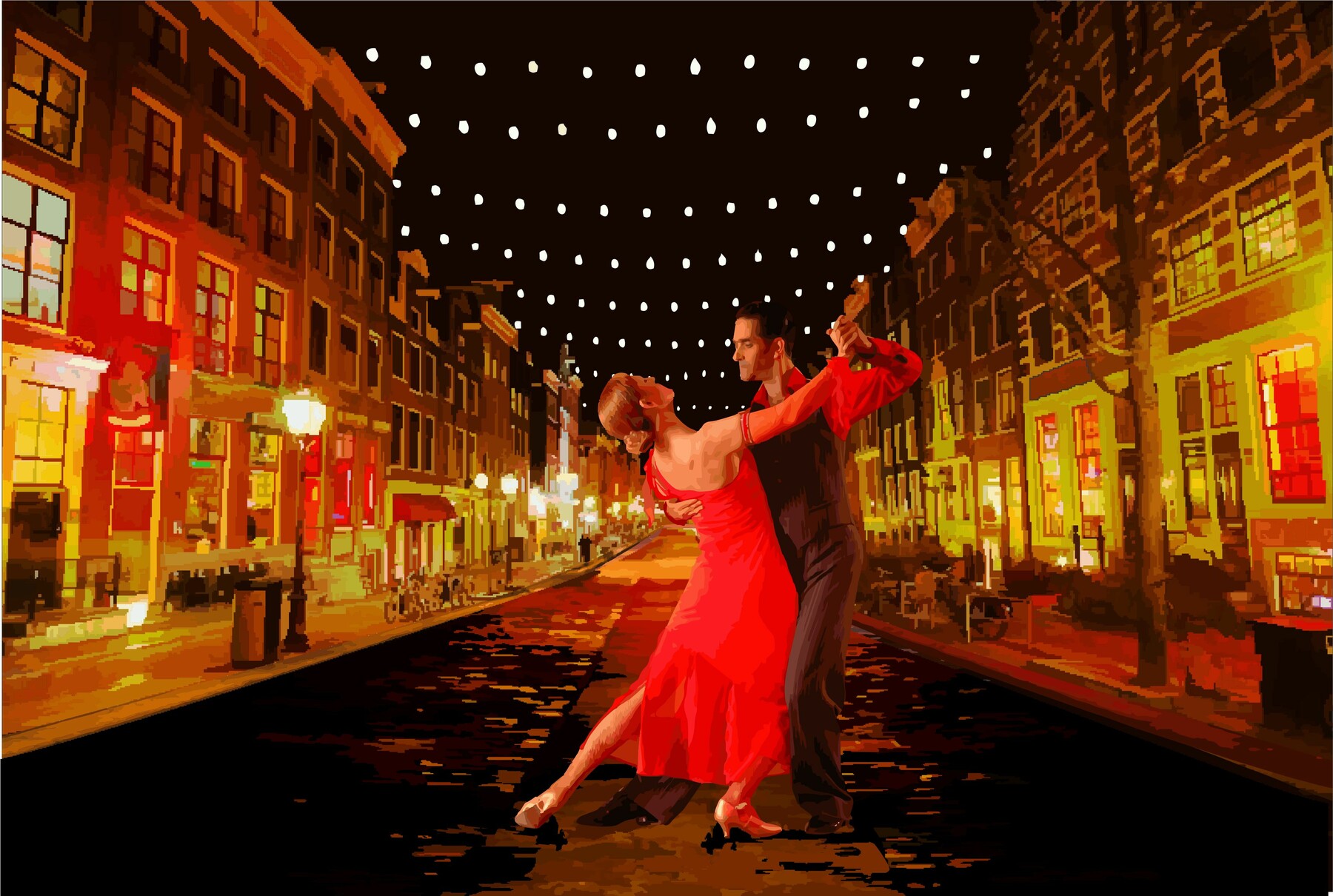 ArtStation - Dancing under the night | Artworks