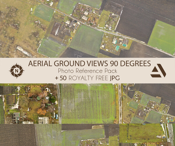 ArtStation - Photo Reference Pack: Aerial Views 90 Degrees | Resources