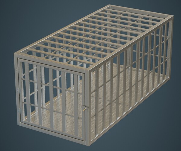 ArtStation - Cage 1B | Game Assets