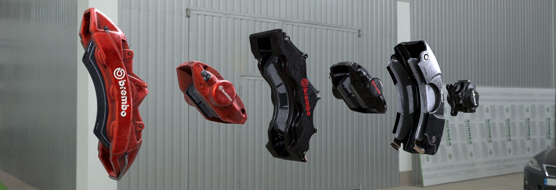 ArtStation - Brake system Pack | Game Assets