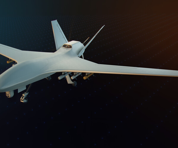 ArtStation - UAV 3d model | Resources