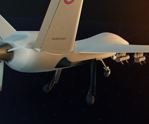 ArtStation - UAV 3d model | Resources
