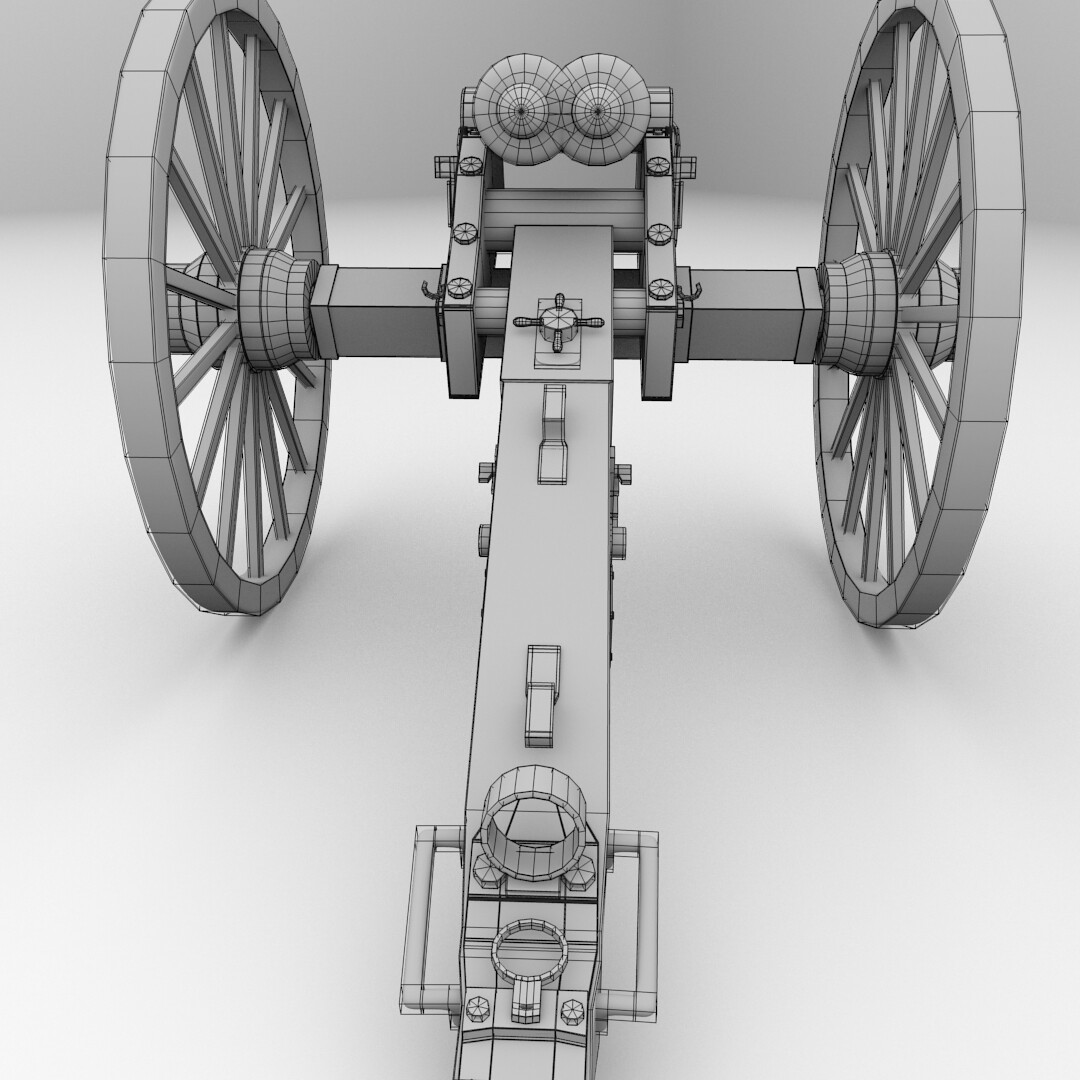 ArtStation - Double Barreled Cannon | Game Assets