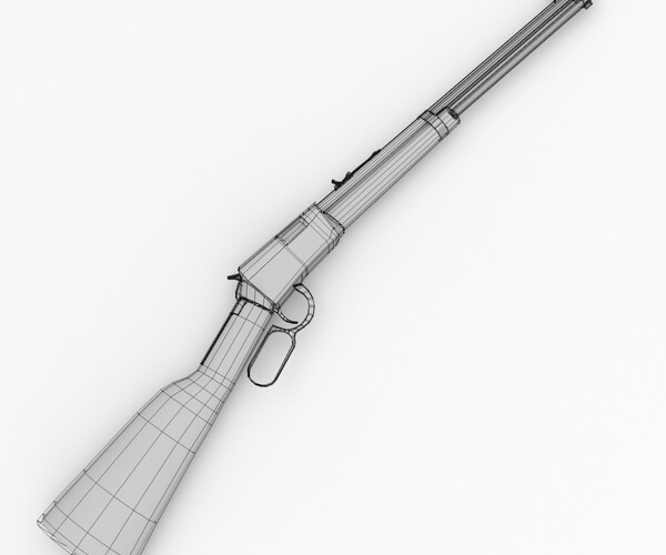 ArtStation - Henry Lever Action Rifle | Game Assets