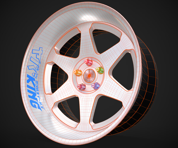 ArtStation - 326 Power Yabaking Spoke 1-piece | Game Assets